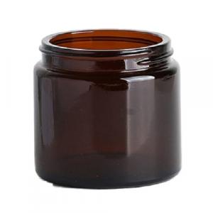 120ml Amber glass jar - For candles, creams, gels and cosmetics